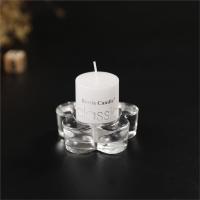 China New Creative Fengshui Candlestick Crystal Glass Candlesti... for sale