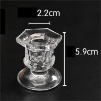 China New Creative Fengshui Candlestick Crystal Glass Candlesti... for sale