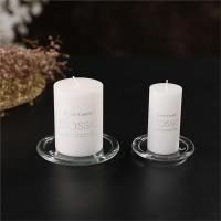 China New Creative Fengshui Candlestick Crystal Glass Candlesti... for sale