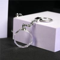 China Diffrent Shapes Of Crystal Keychain With 3d Laser Engravi... for sale