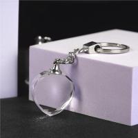 China Diffrent Shapes Of Crystal Keychain With 3d Laser Engravi... for sale