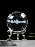 China 60Mm Customized 3D Laser Engraving Crystal Ball For Souvenir for sale