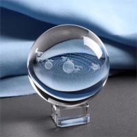 China 60Mm Customized 3D Laser Engraving Crystal Ball For Souvenir for sale