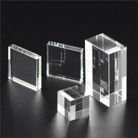 China Top Quality K9 Crystal Cube 3d Laser Blank Crystal Cube for sale