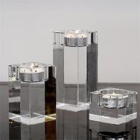 China Cube Modern Luxury Wedding Table Decorations Solid Crysta... for sale