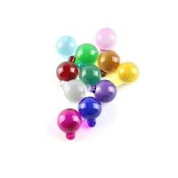 China High Quality 30mm Dark Green Smooth Hanging Crystal Ball For Decoration for sale