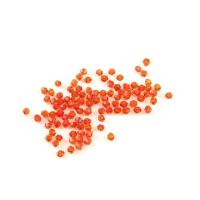 China Gorgeous And Bright-colored Orange Red Crystal Bicone Beads Popular in Diverse Surroundings for sale