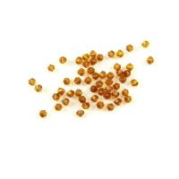 China Tea Color Crystal Bicone Beads For Various Purposes for sale