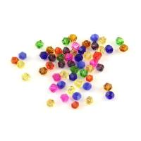 China Hot Sales Mixed Color Crystal Bicone Beads For Jewelry Making for sale