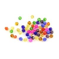China Hot Sales Mixed Color Crystal Bicone Beads For Jewelry Making for sale