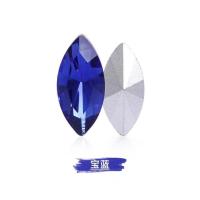 China Crystal Sewing Accessories Rhinestone Decoration Diamond Horse Eye Dhape With Muti Color And Size for sale