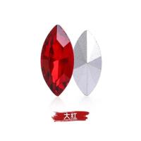 China Crystal Sewing Accessories Rhinestone Decoration Diamond Horse Eye Dhape With Muti Color And Size for sale