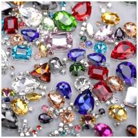 China Factory Sewing Crystal Drop Shape Sew On Crystal Rhinestones Glass In Rhinestones for sale