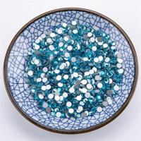China Ss3/Ss4/Ss5/Ss6 Loose Round Aquamarian Colour Ss20 Non Hot Fix Crystal Flatback Rhinestone for sale