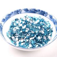 China Ss3/Ss4/Ss5/Ss6 Loose Round Aquamarian Colour Ss20 Non Hot Fix Crystal Flatback Rhinestone for sale
