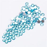 China Ss3/Ss4/Ss5/Ss6 Loose Round Aquamarian Colour Ss20 Non Hot Fix Crystal Flatback Rhinestone for sale
