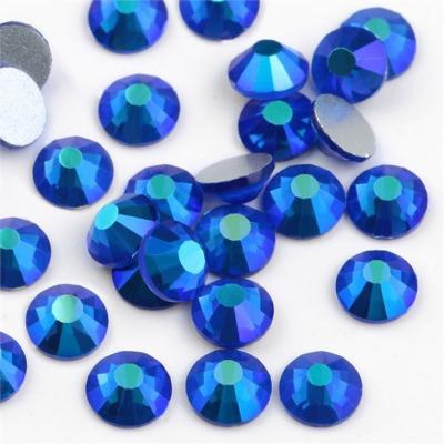 China Popular Low Prices Blue Non-Hot Fix Rhinestones Made Of C... for sale