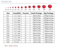 China Popular Multi Shape Nail Flatback Crystals Round AB Nail ... for sale