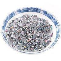 China AB Crystal Rhinestone Non Hot Fix Black Ab Rhinestone Cry... for sale