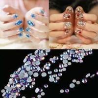 China Wholesale 2mm 3mm Jelly White AB Crystal Stones Round Fla... for sale