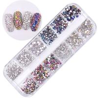 China Multicolor Flatback Hotfix Nail Art Crystal Rhinestones S... for sale