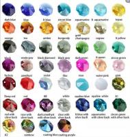 China High Quality Mix Size Hot Fix Crystal Flat Back Glass Cry for sale