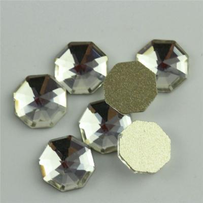 China Eight Diagrams Shape Low Price Factory Flatback Stone for sale