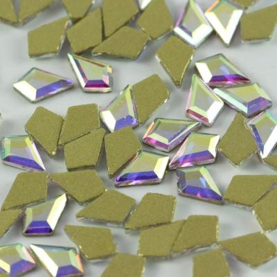 China Arrow-Shaped Magic AB/Clear Color Stones For Clothes Nail... for sale