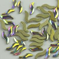 China S Shape Super Flash Glue-on Rhinestones for sale