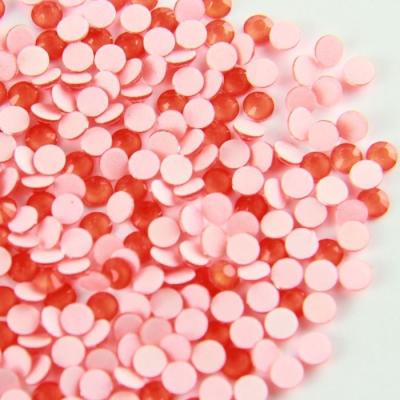 China Luminous Orange Candy Non Hotfix Nail Drill for sale