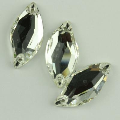 China Leaf Clear Shaped Luxury Hand Sewing Stone for sale