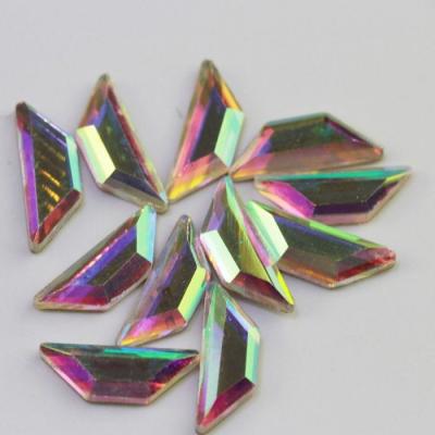 China Trapezoid Shape Shiny Crystal Stone for sale