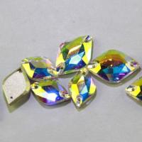 China Lemon Glass Rhinestone Claw Setting Crystals for sale