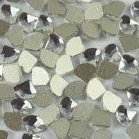China Fan-shaped AB/Clear Stones For Clothes Bags Decoration for sale