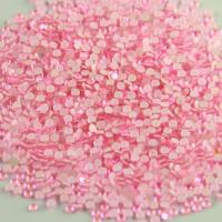 China Luminous Non Hotfix Crystal Pink Nail Neon Rhinestone for sale