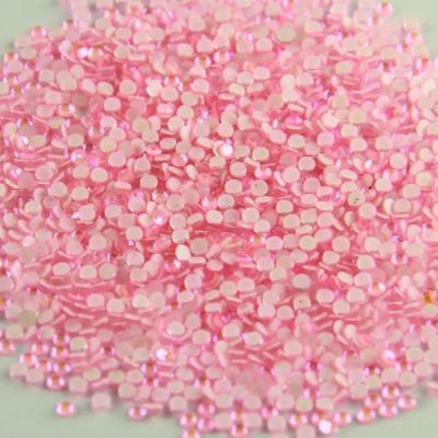 China Luminous Non Hotfix Crystal Pink Nail Neon Rhinestone for sale