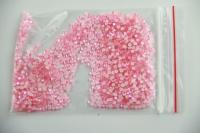 China Luminous Non Hotfix Crystal Pink Nail Neon Rhinestone for sale