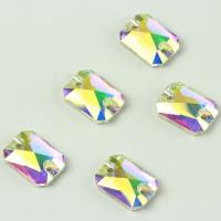 China 8-angle Rectangular Shape Crystal Flatback Stones DIY for sale