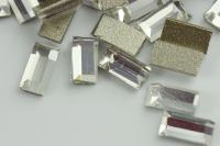 China Rectangle Shaped Non Hot Fix Rhinestones for sale