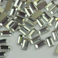 China Rectangle Shaped Non Hot Fix Rhinestones for sale