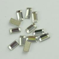 China Rectangle Shaped Non Hot Fix Rhinestones for sale