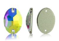 China Double-hole Hand Sewing Drill Flatback Crystal Stones for sale