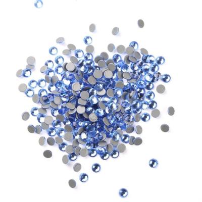 China Ss6 Lt.sapphire Non Hotfix Rhinestones for sale