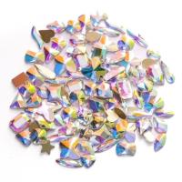 China AB Color Custom Modern Multi Shape Flat Bottom Glass Nail Rhinestone Art Decoration Rhinestones for sale