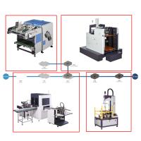 China 220V Semi Automatic Rigid Box Making Machine For Candy Box for sale