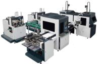 China Bi-Channel Intelligent Fully Automatic Rigid Box Making Machine For Plastic Pu Box for sale