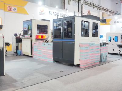 China Automatic Rigid Box Making Machine High Speed For Cardboard packaging Chocolate Sweet Food Box for sale