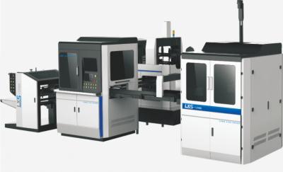China Automatic Smart Rigid Box Making Forming Machine With  PLC System For Cardboard Packaging Gift Box for sale