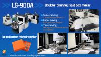 China Fully Automatic Double Positioning Double Molding Rigid Box Positioning Machine for sale