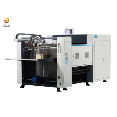 China LS-G4 Automatic Setting Suction Feeder Grooving Machine for Paper - 8 Slots, 10-60 pcs/min, Max L1000xW800mm, +/-0.01mm for sale